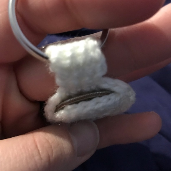 DShandmade | Accessories | Crocheted Aldi Quarter Keeper Keychain ...